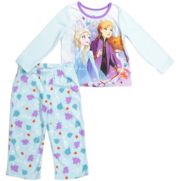 Disney | Pajamas | Disneys Frozen 2 Elsa Anna Winter Pajamas Nwt | Poshmark